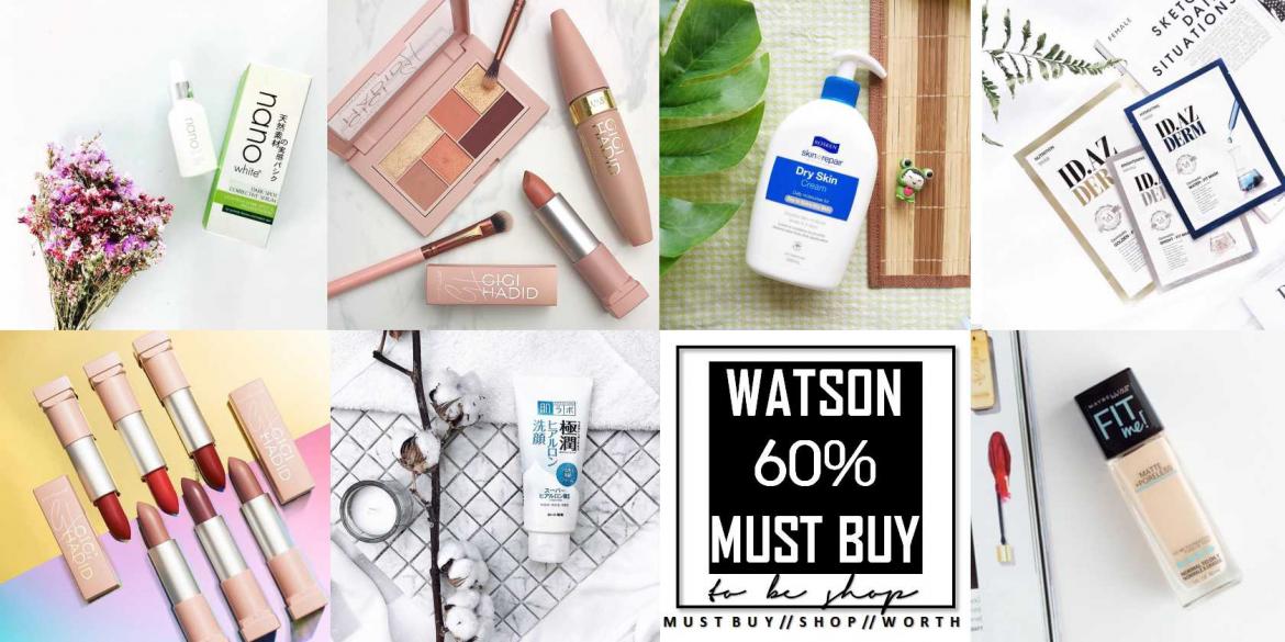 【好康】WATSON 化妆护肤品60% DISC，不用看价钱可以大买特买 | 推荐大减价必买好物！【RM35以下】