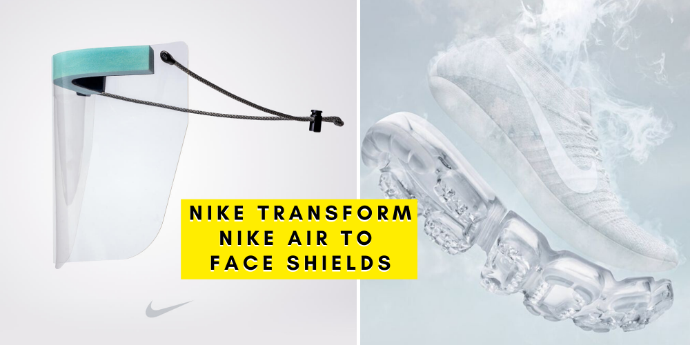 Nike to transform NIke Air Components to Produces Face Shields