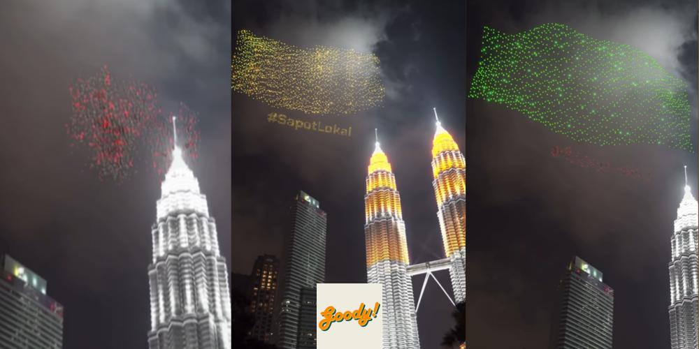 VIRAL: Drones Spotted at KLCC! Netizens in Awe Witnessing The Rare ...
