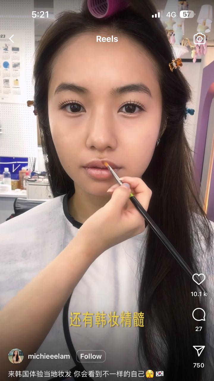 【女人】秒变韩国小姐姐 | Michie Lam 到韩国【体验韩妹妆容 + 发型改造】公开价格，网：有种爱豆的 Feel~